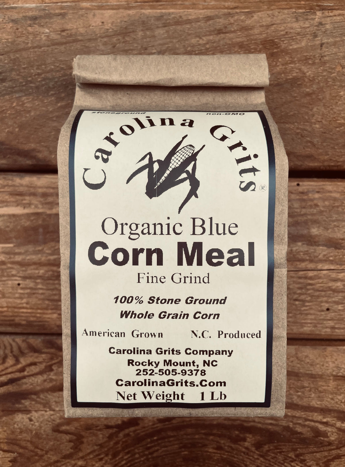 Blue Cornmeal - Organic (Fine Grind) 16oz - limited stock! – Carolina ...